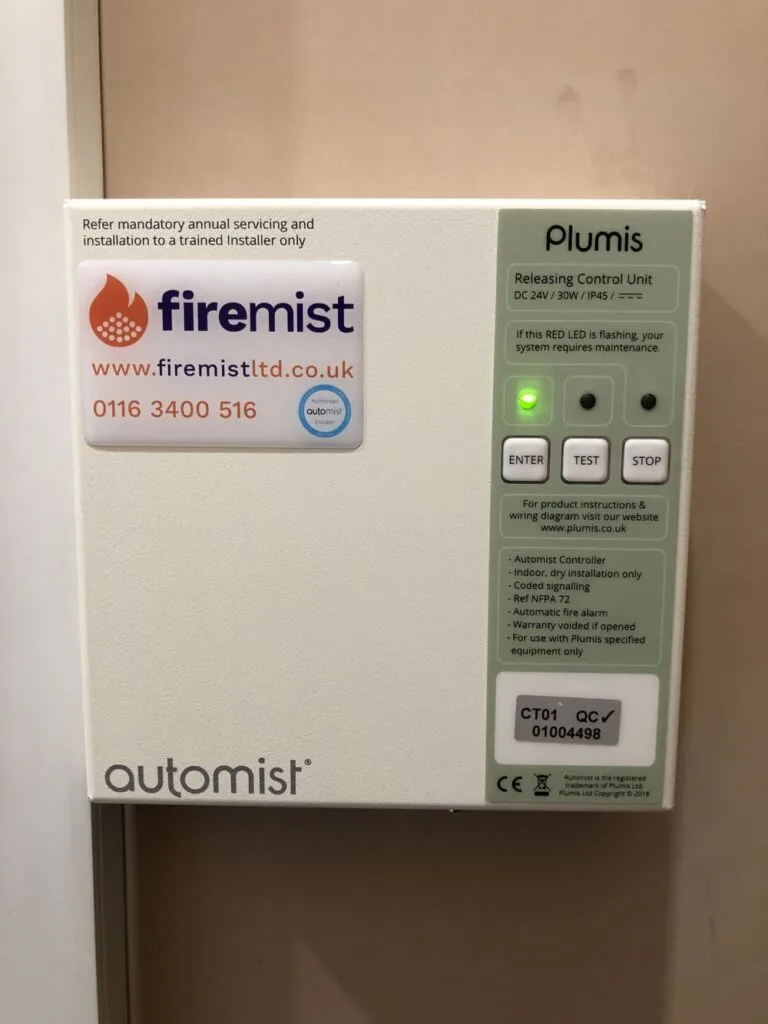 Automist Intelligent Fire Suppression, Birmingham.